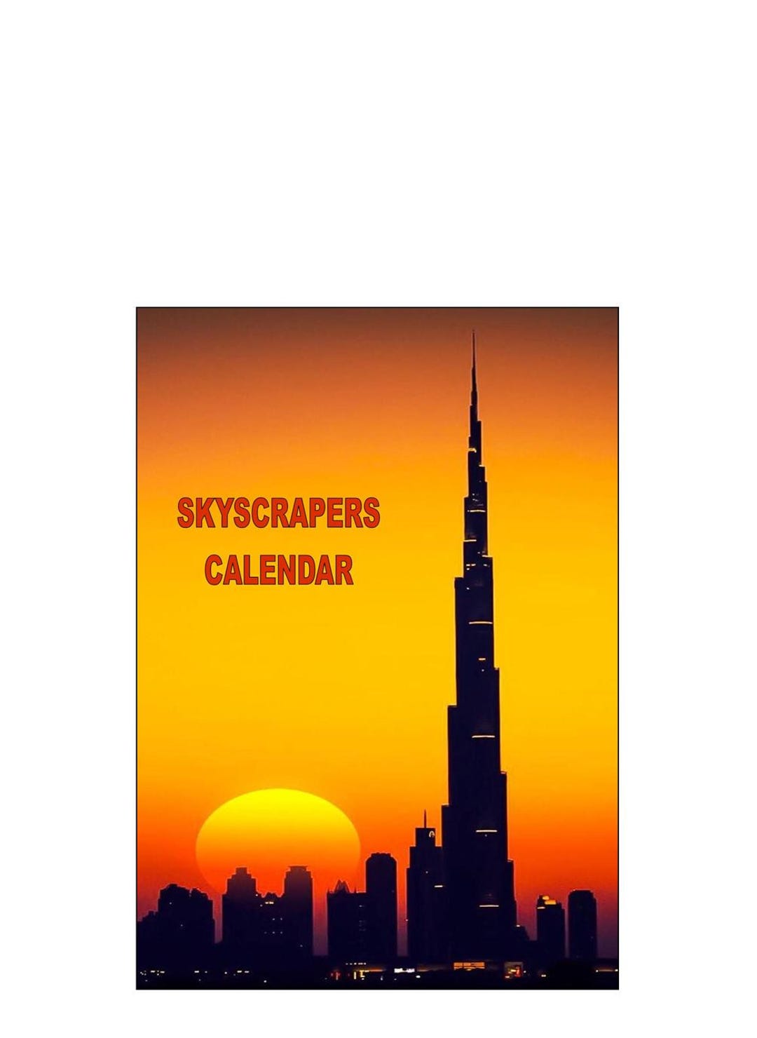 Skyscrapers Calendar 2026. A4 Wall Hanging - Etsy