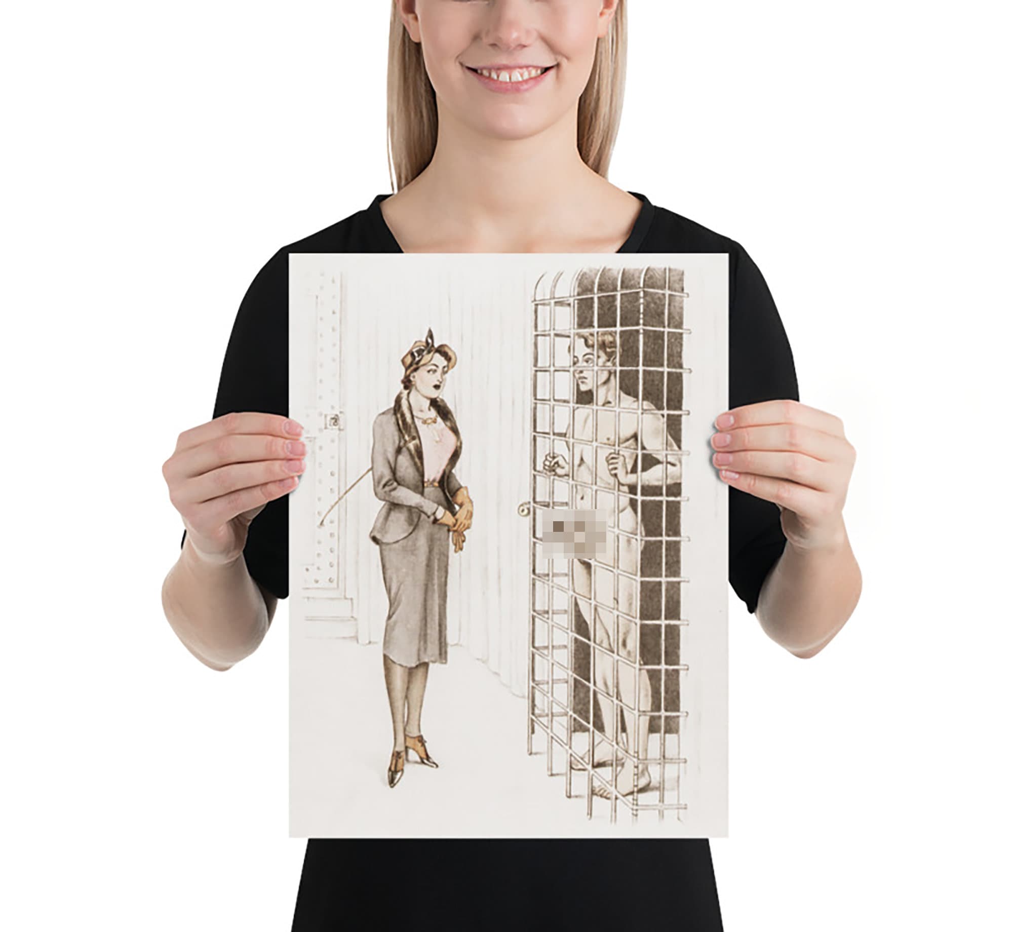 Vintage Erotic Art Print Vintage Art Vintage Home Decor Etsy