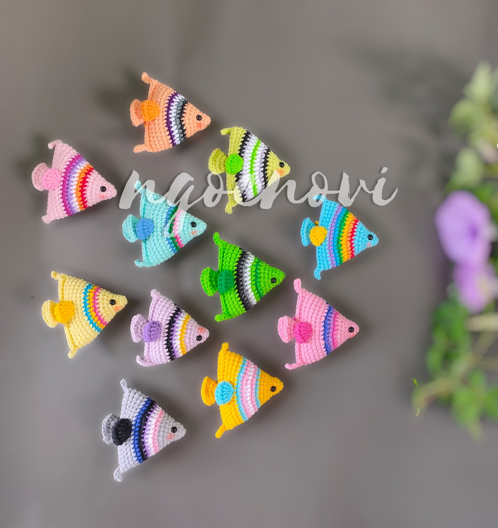 LGBT Crochet Colorful Fish Pride Flag Gift for LGBT Fish - Etsy