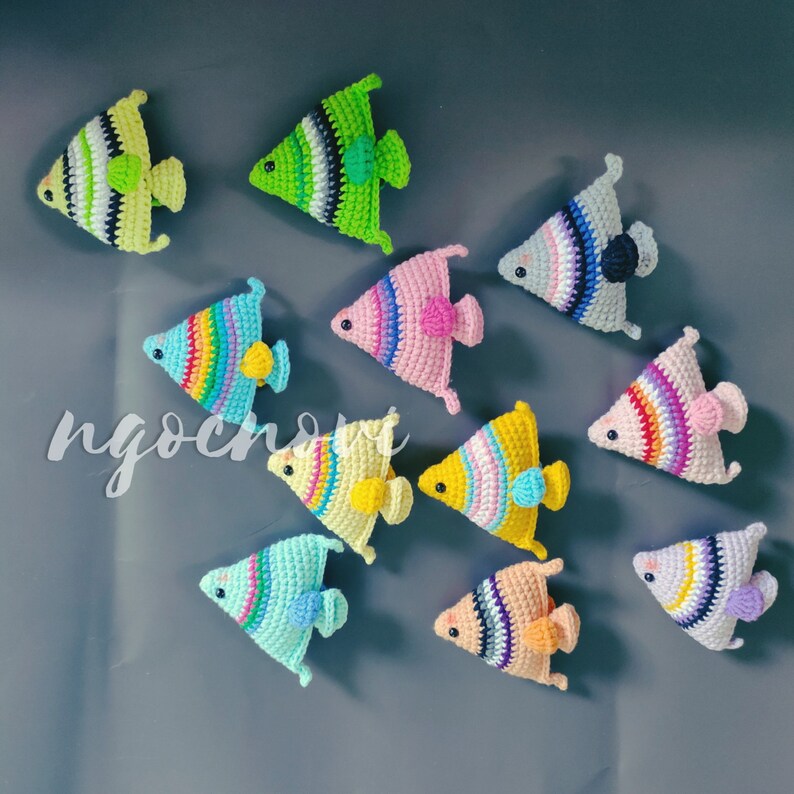 LGBT Crochet Colorful Fish Pride Flag Gift for LGBT Fish - Etsy