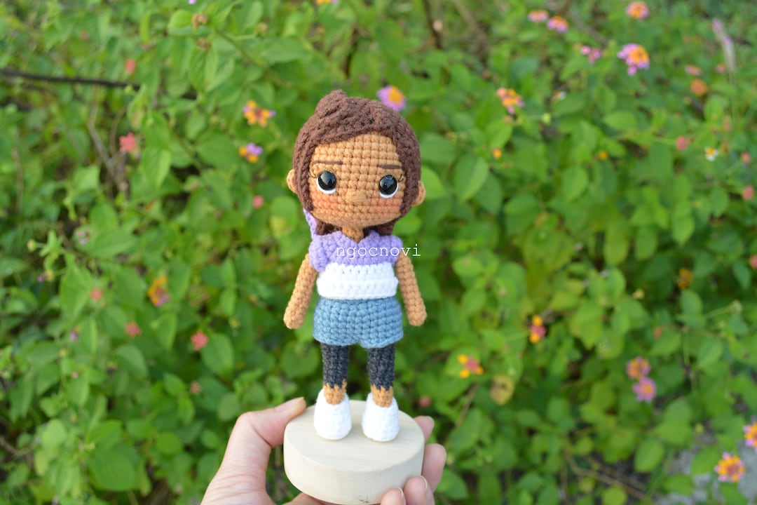 PATTERN: Crochet Girl Doll 2, Crochet Inspired Doll Pattern, PDF ...