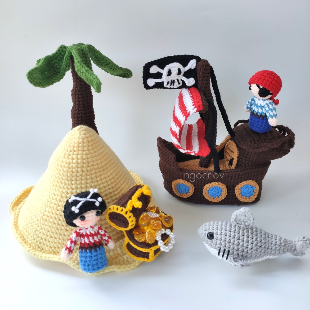 Pirate Set Collection Crochet - Etsy