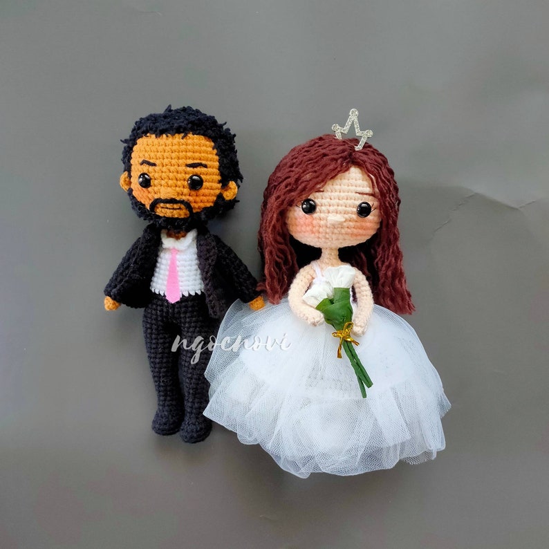 Couple Crochet Doll Handmade Couple Doll Stuffed Plush Couple - Etsy