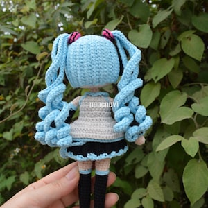 PATTERN: Crochet Girl Doll 1, Crochet Inspired Doll Pattern, PDF ...