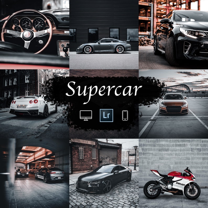 Supercar Lightroom Presets - Etsy