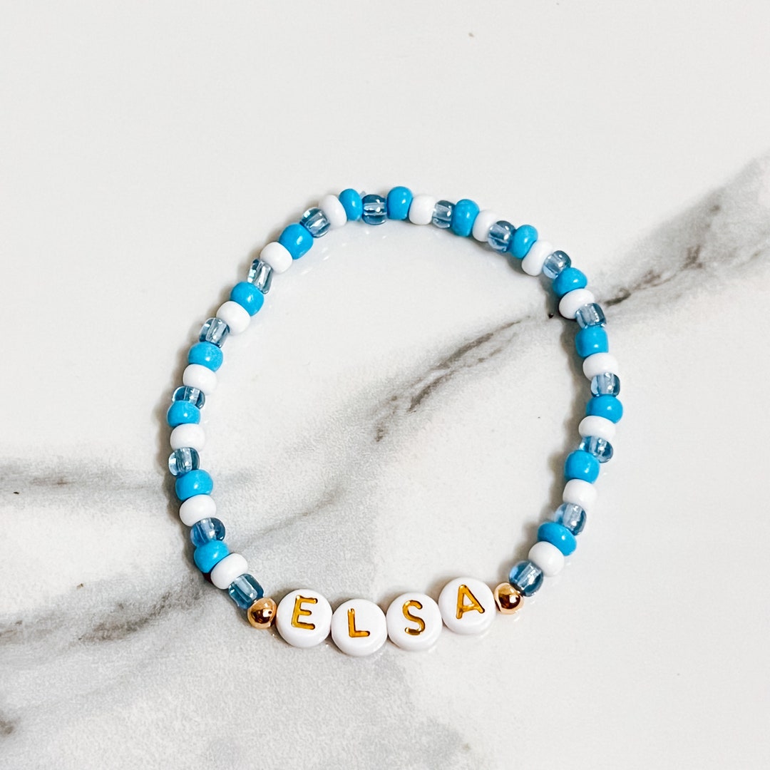 Disney Princess Themed Friendship Bracelets, Disney Frozen, Beaded ...