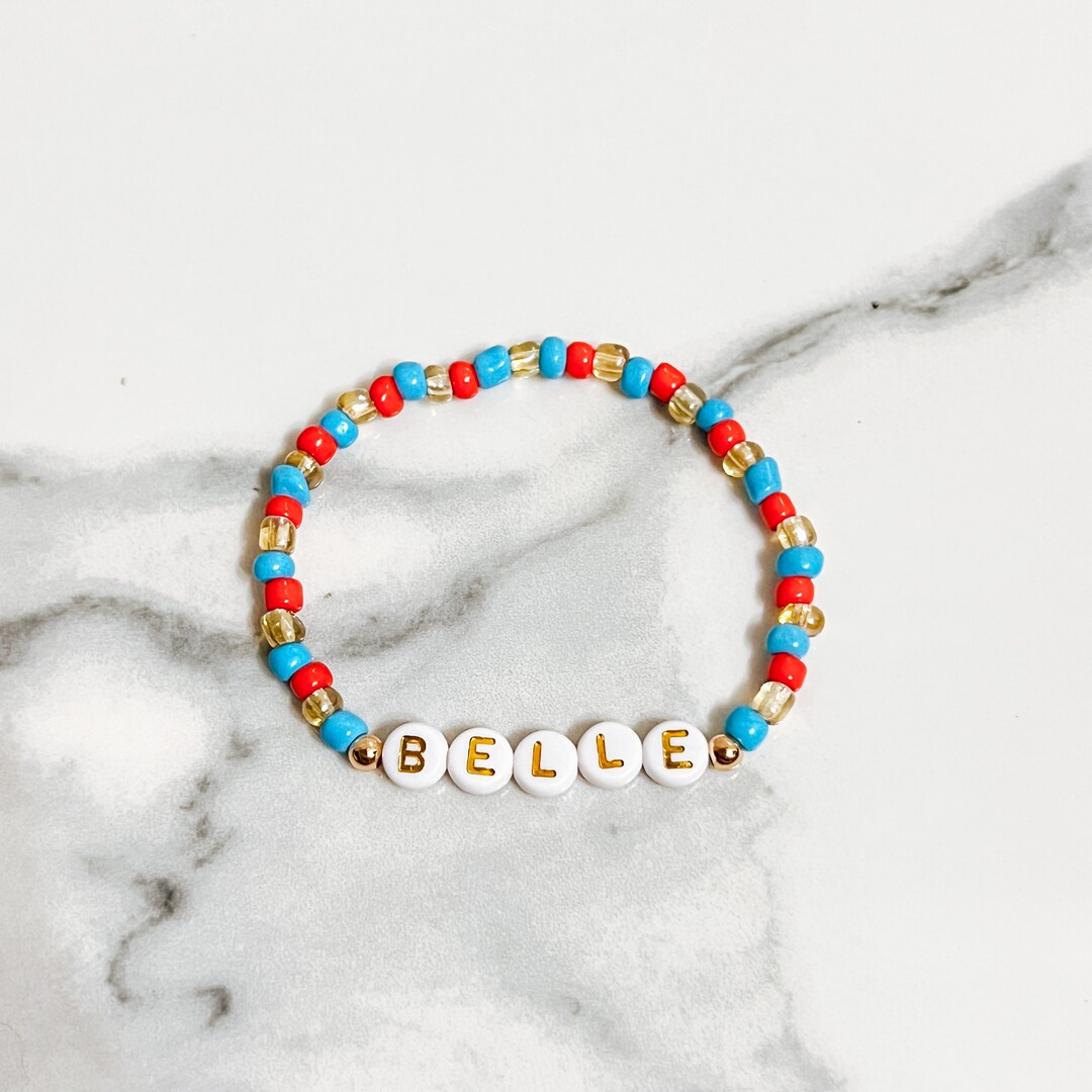 Disney Princess Themed Friendship Bracelets, Belle Gifts, Beauty and ...