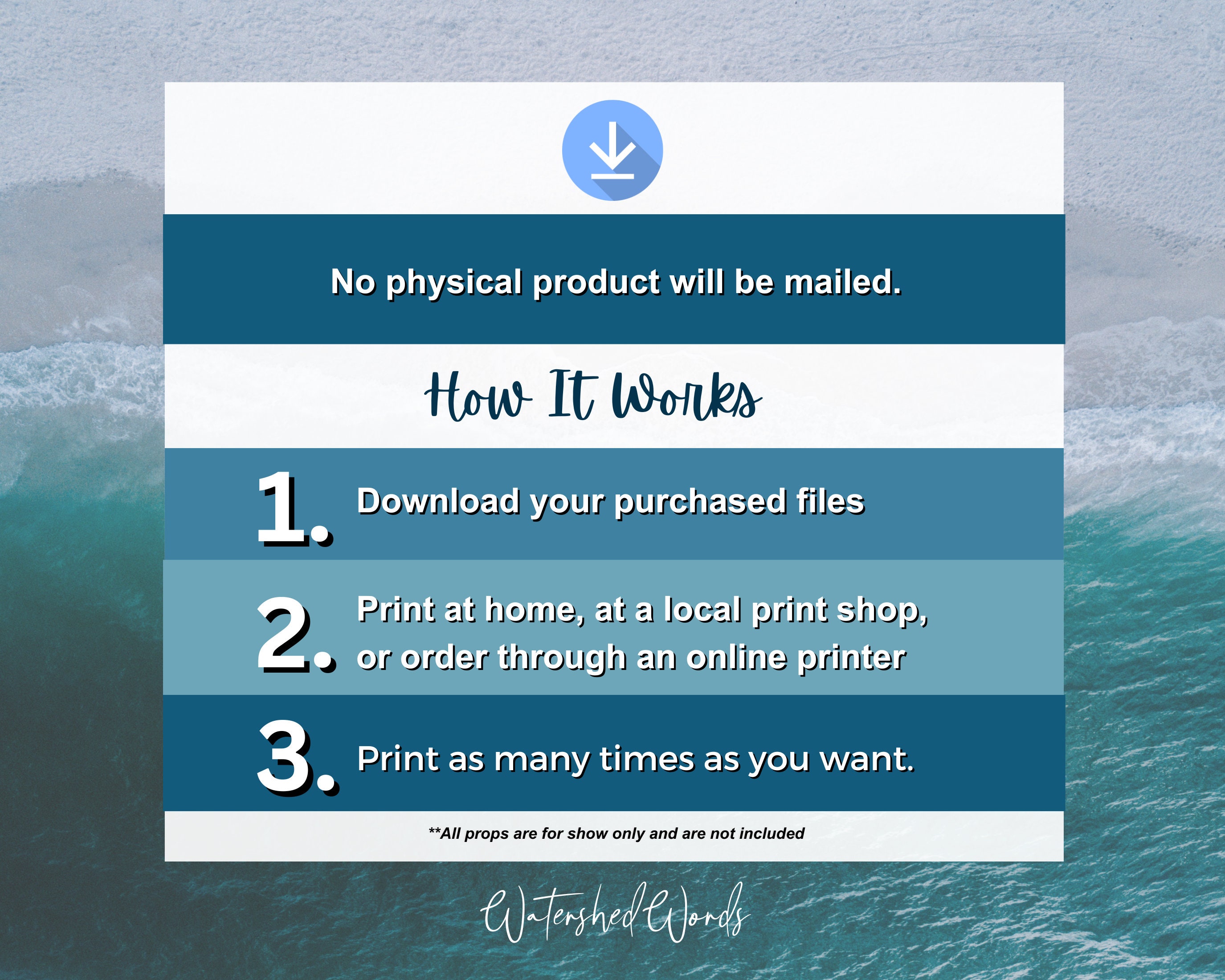 Aloha Printable Greeting Card, Hawaii Theme Note Card, Tropical Scenes ...