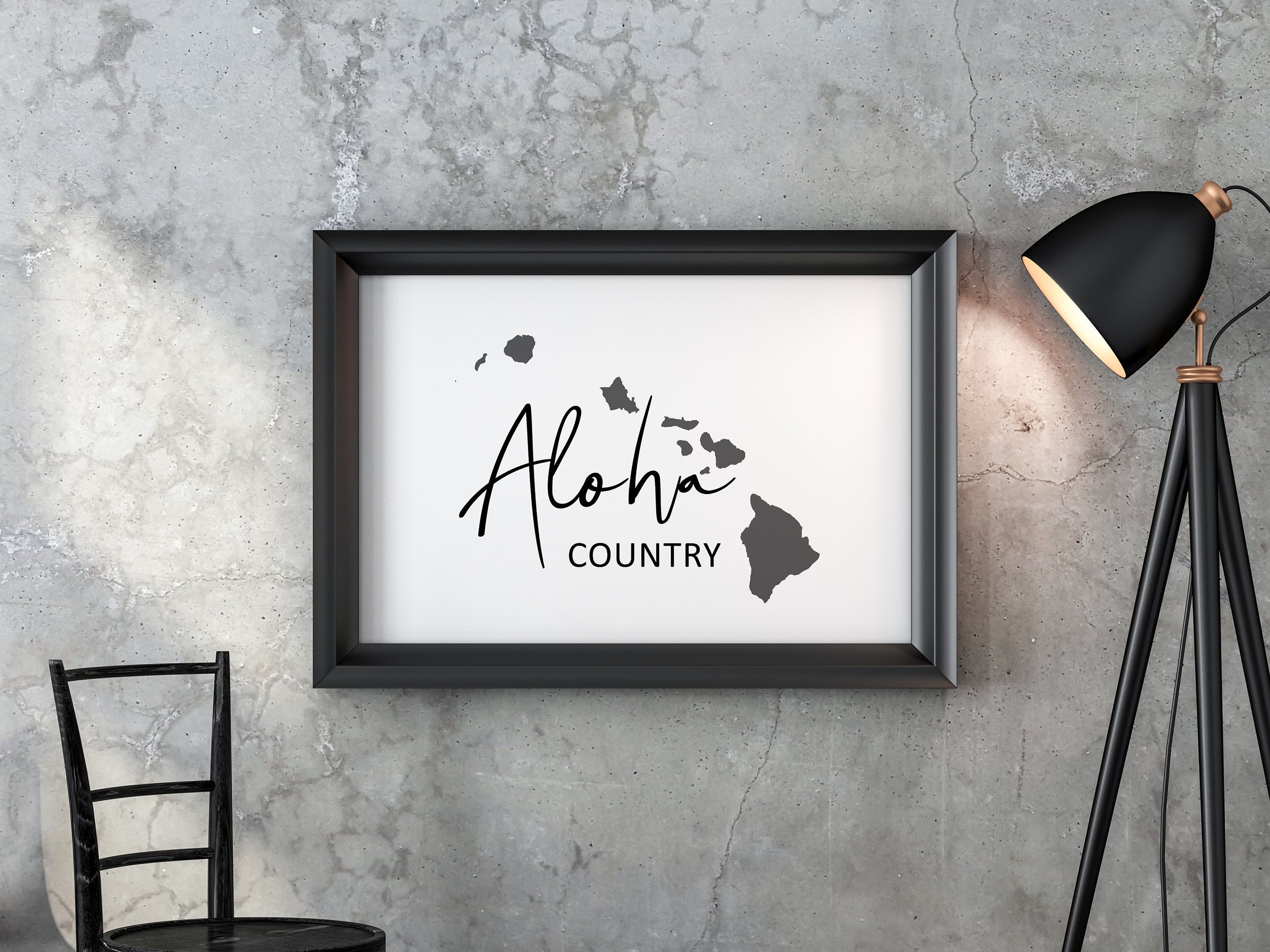 Aloha Printable Art, Aloha Wall Art, Hawaiian Islands Printable Art ...