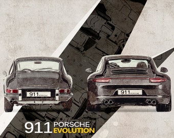 Porsche Timeline History - Etsy
