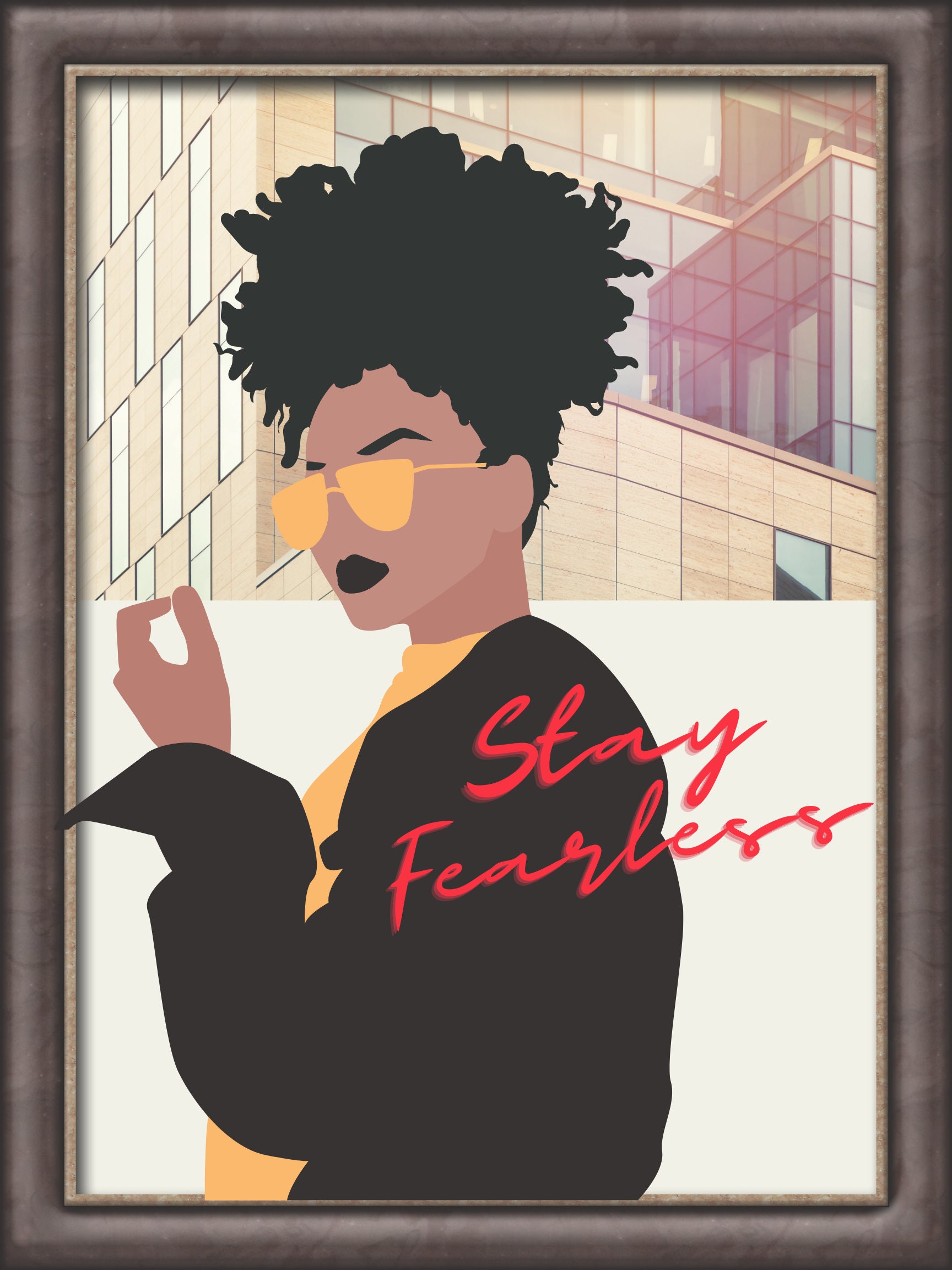 Stay Fearless Wall Decor - Etsy