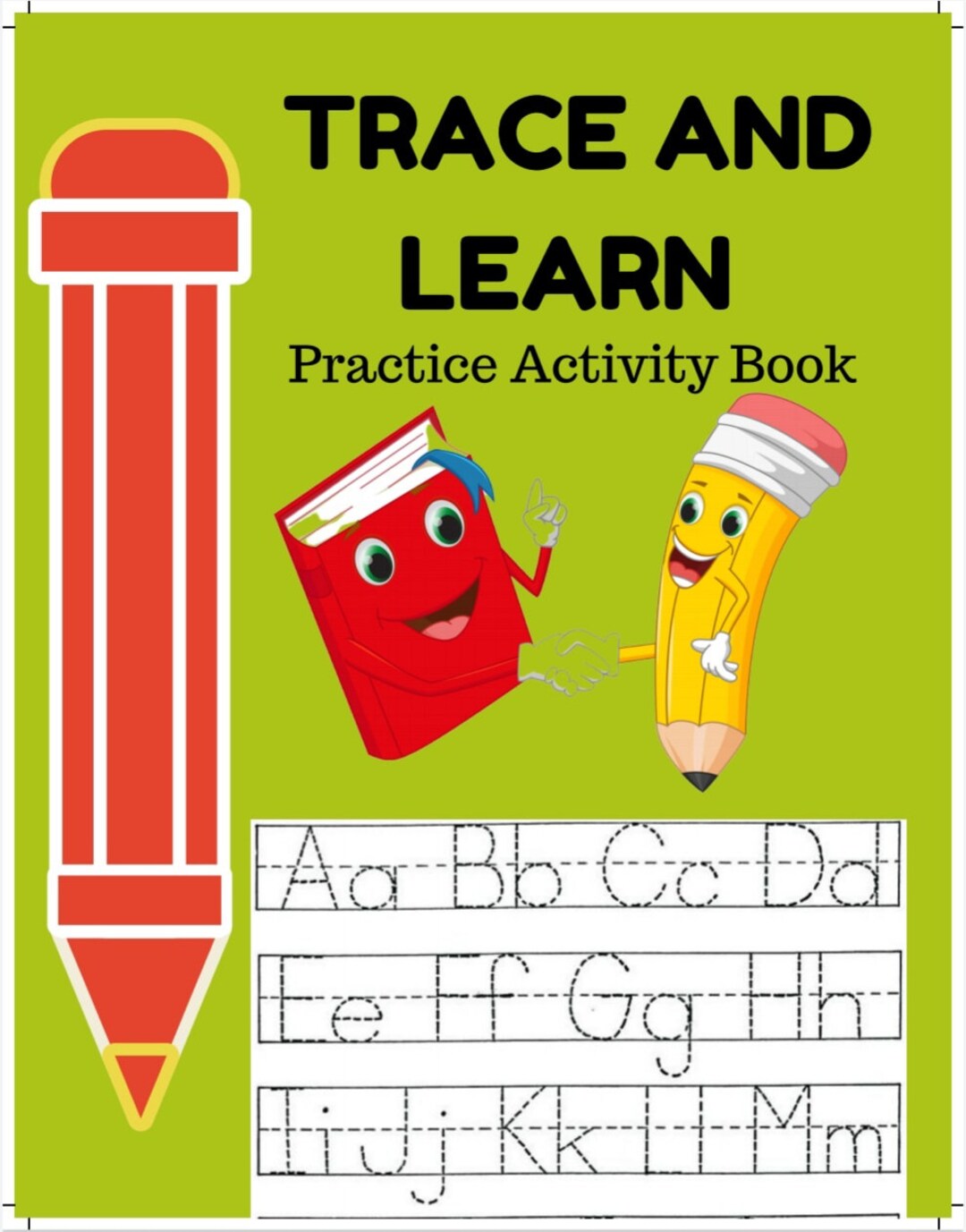 Trace and Learn Practice Activity Book - Etsy