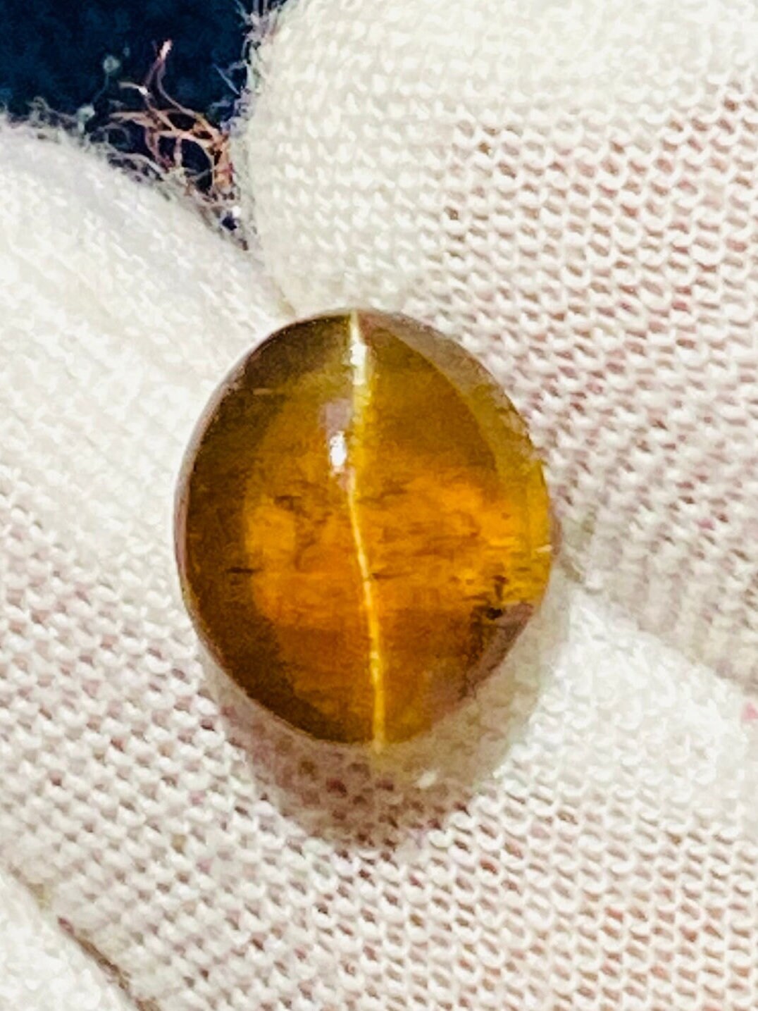 Rare Honey Color Chrysoberyl Cat's Eye Vintage High Grade Water ...