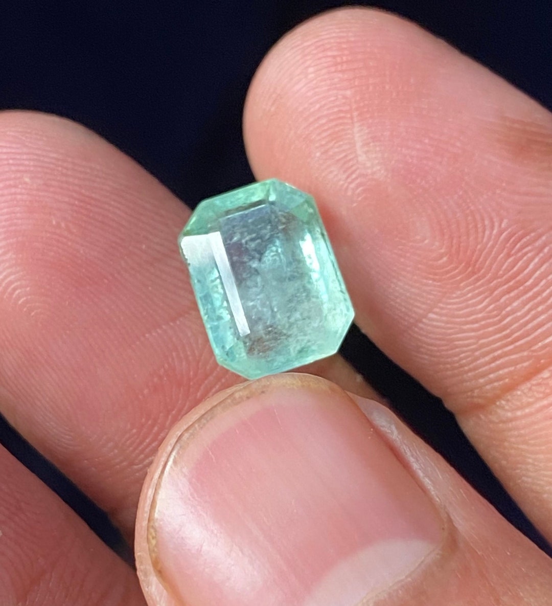 Certified Russian Emerald Asscher Cut Octagon 4.40CTS No Resin Emerald ...