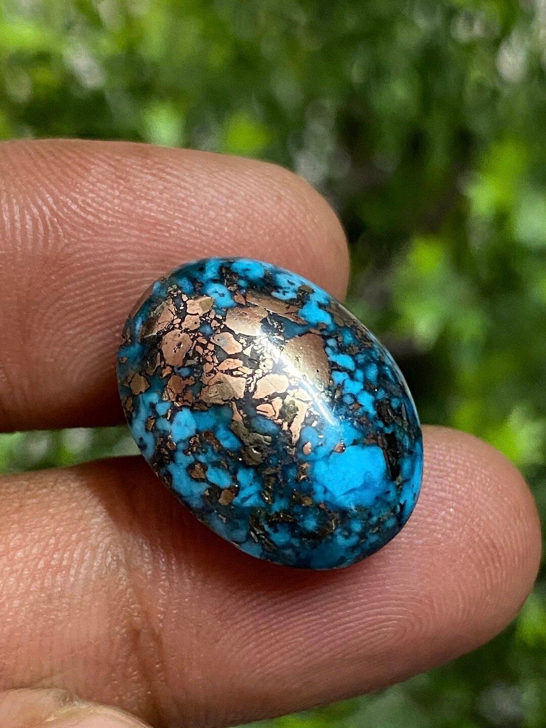 Neon Blue Color Very Rare Beautiful Blue Copper Turquoise| Natural ...