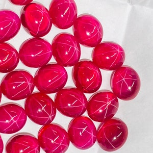 Burmese Star Ruby Oval Cut Gemstone, AAA+ Certified Loose Ruby - Etsy