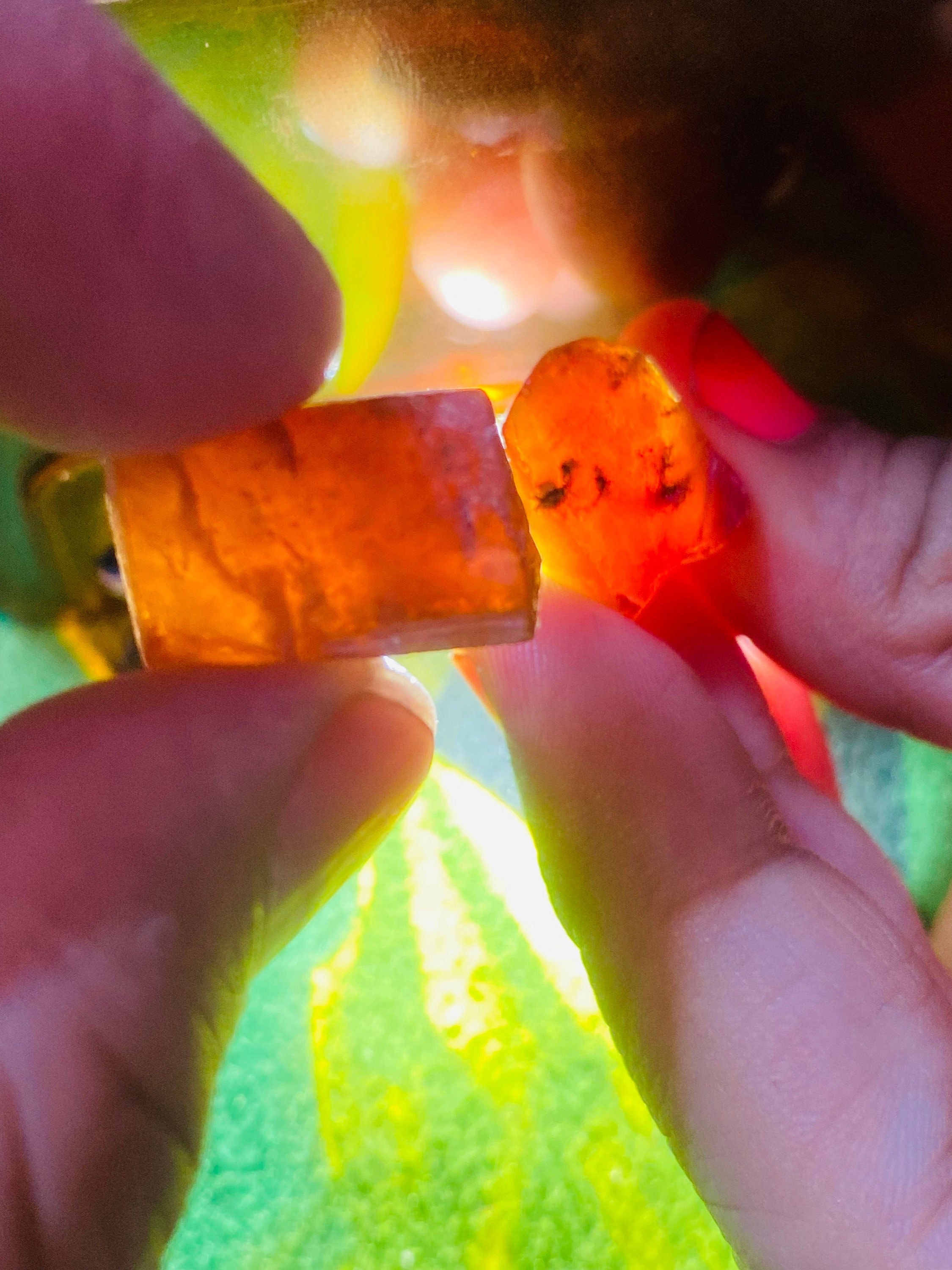Rare Spessartite Orange Garnet Raw Natural Gemstones Rough From Africa ...