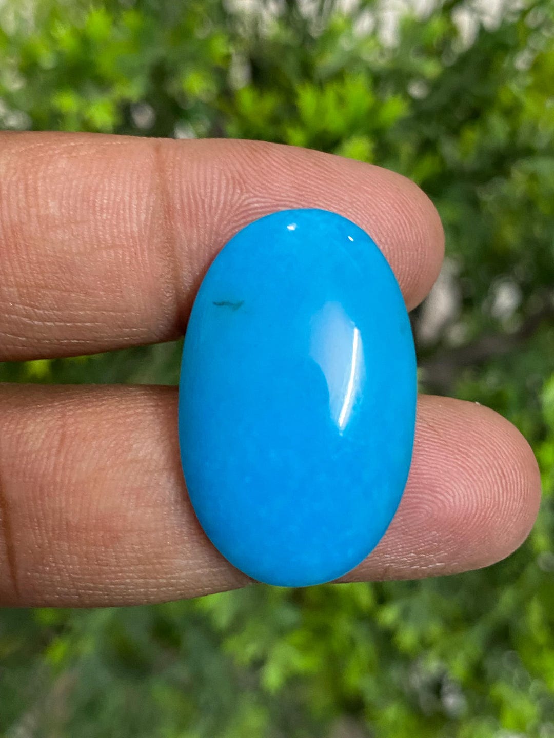 Handmade Arizona Turquoise Cab - Smooth Polished Stone for Native ...