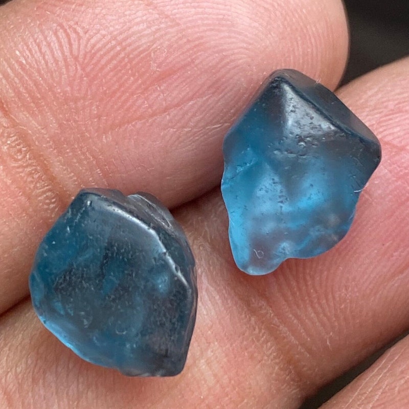 Rough Blue Topaz - Etsy