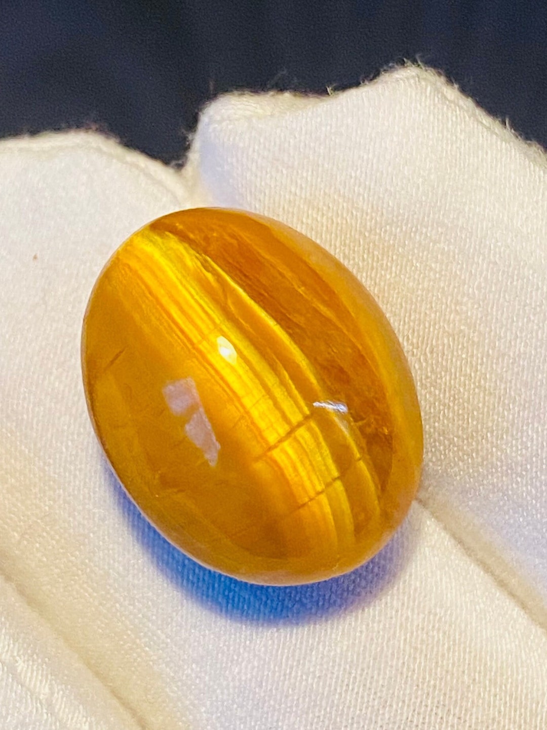 MEXICAN OPAL Cat's Eye-- Brown Color Big Opal Oval Cabochon 20CTS for ...