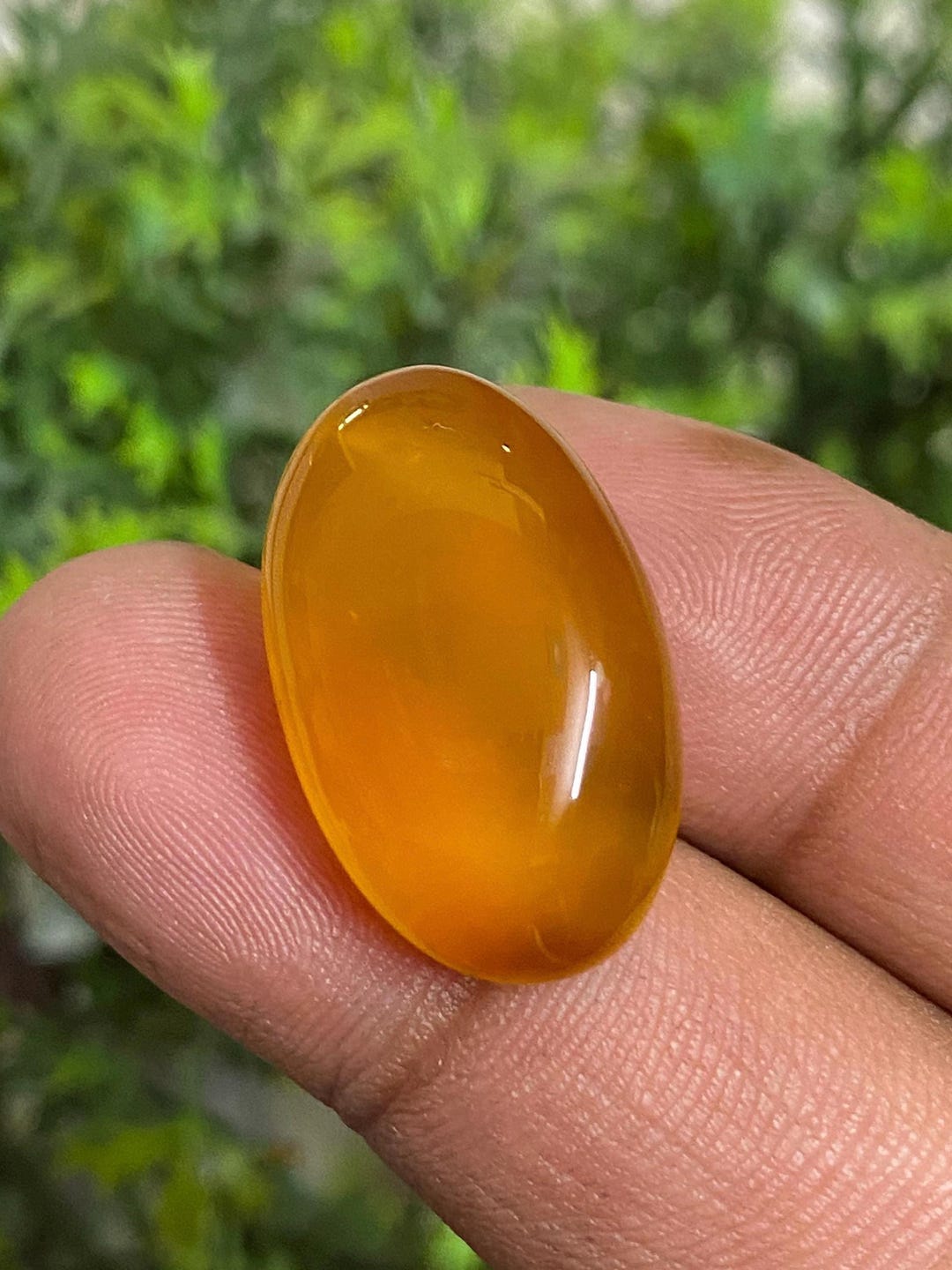 20.80 Carat Huge Size Yemeni Zard Aqeeq Champagne Color Hakik Brownie ...