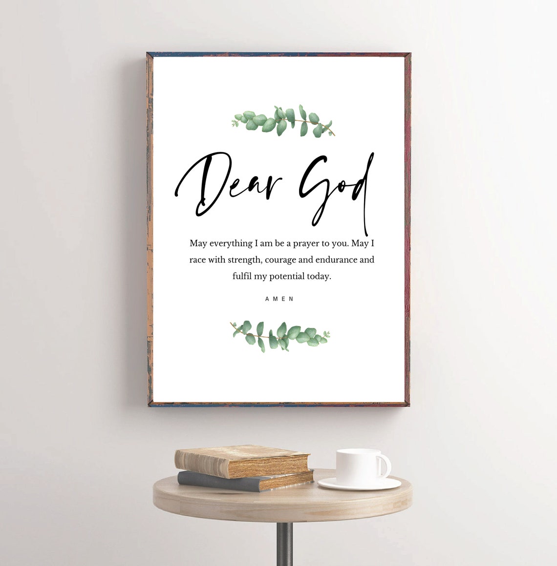 Athlete Prayer Poster, A Prayer for Athletes, a Prayer for Sports ...