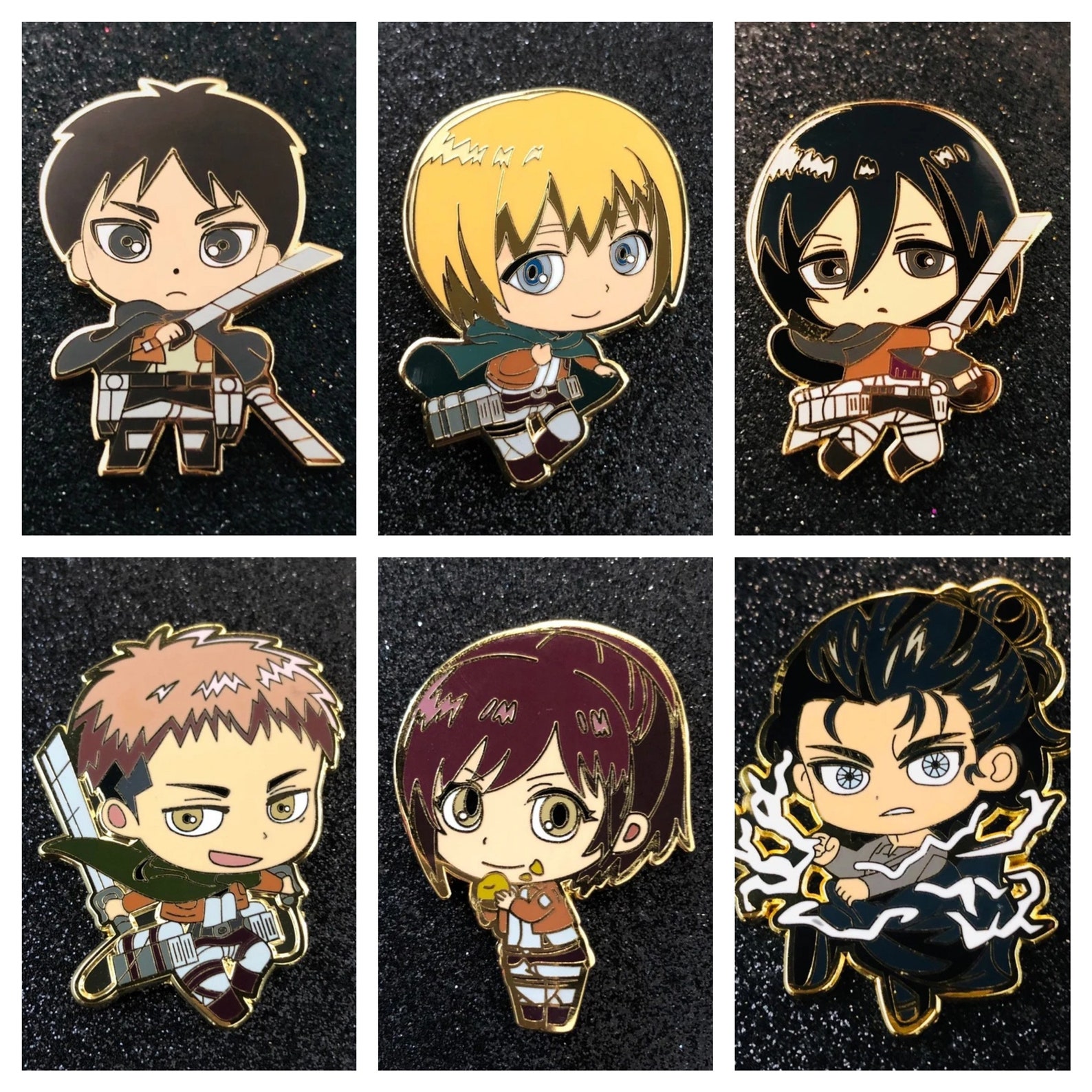 Scout Pins Attack on Titan AOT Enamel Pin Badge - Etsy