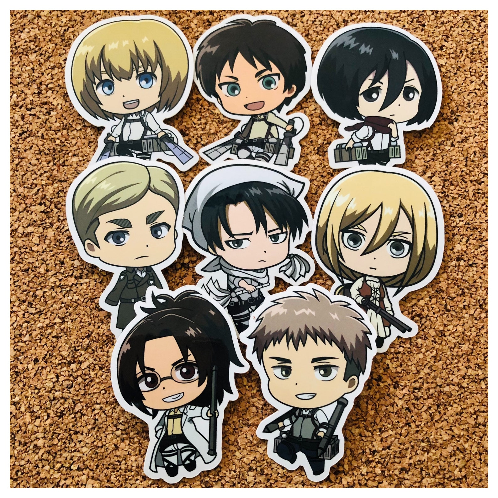 ATTACK on TITAN AOT Stickers Attack on Titan Aot Anime - Etsy Norway