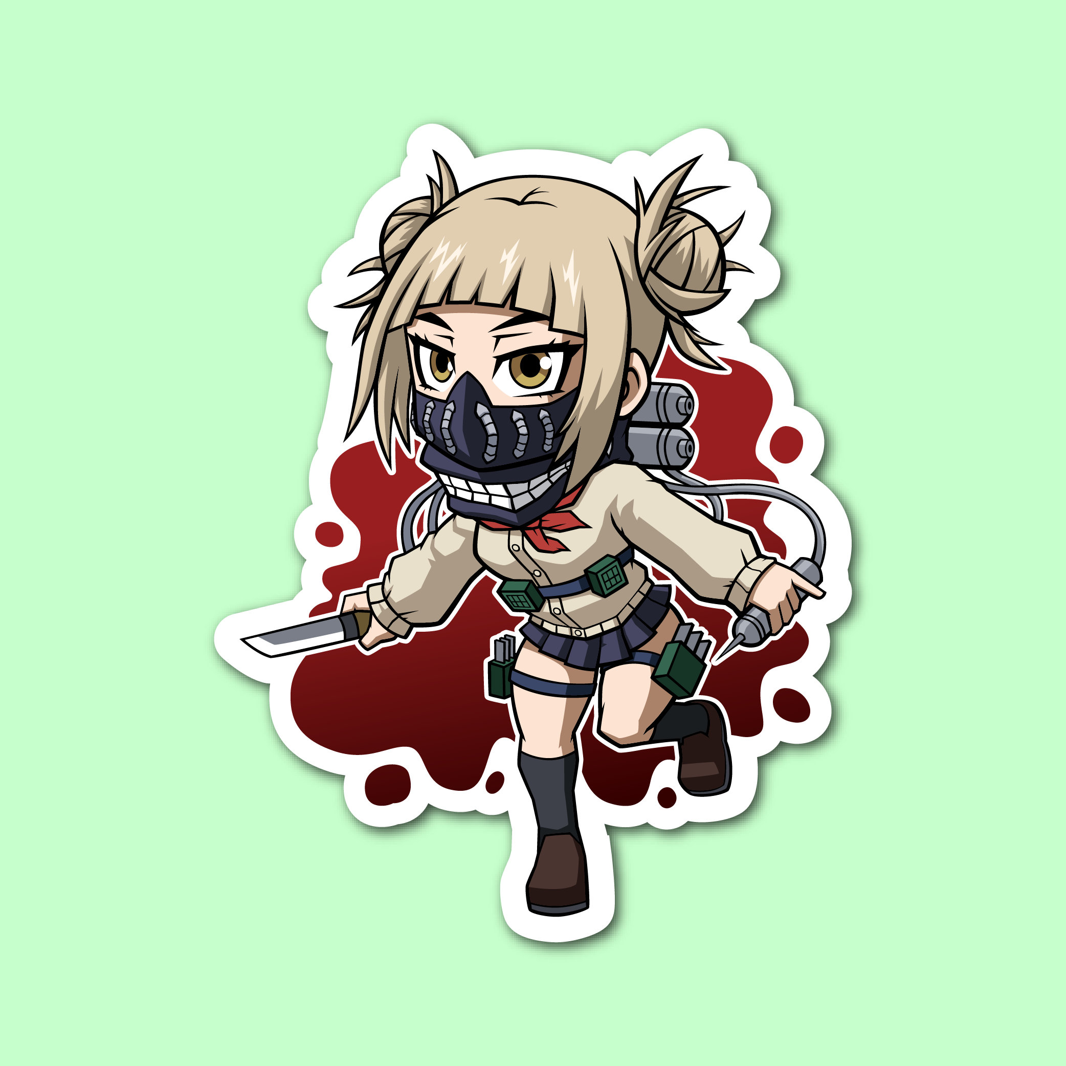 TOGA Sticker My Hero Academia TOGA HIMIKO Anime Stickers | Etsy