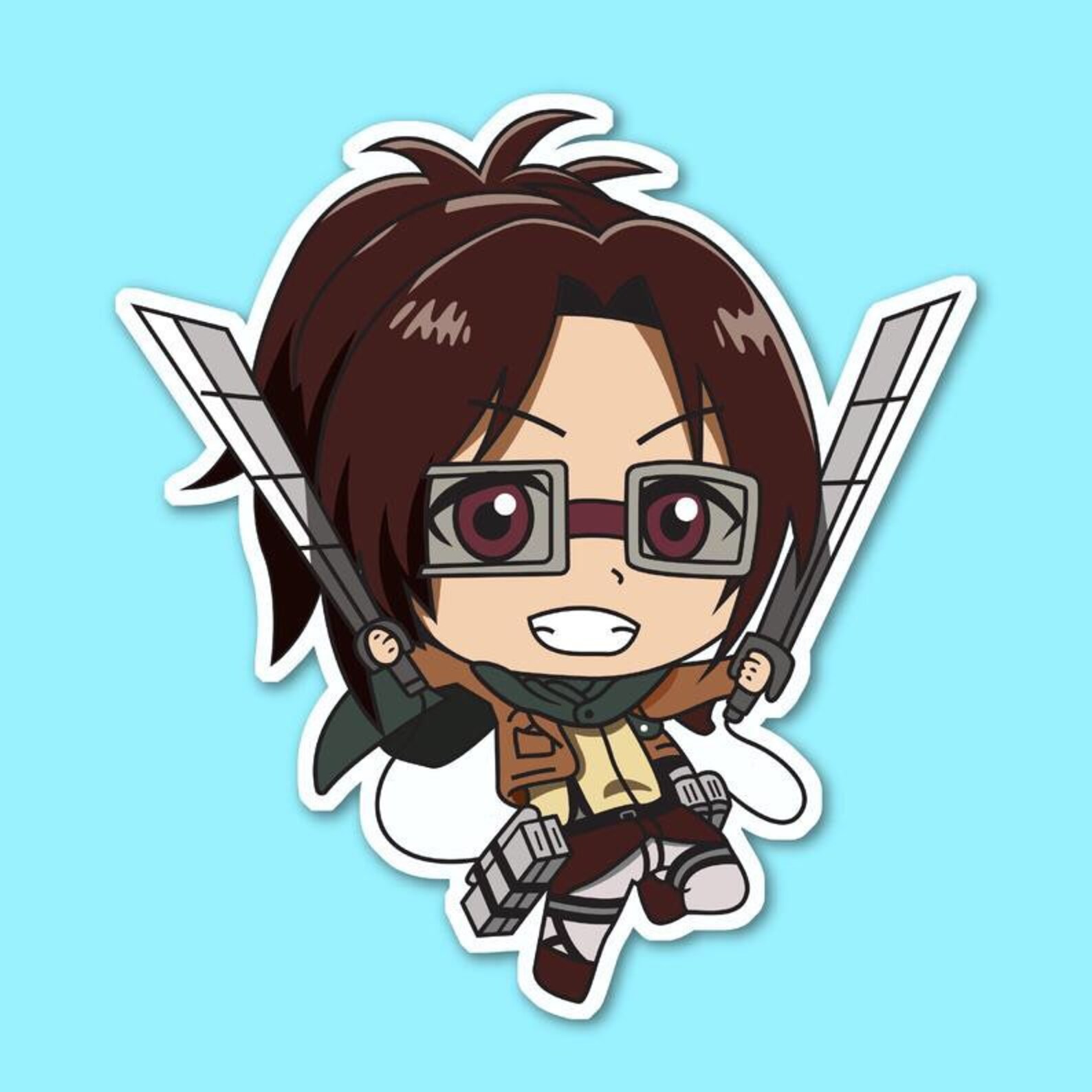 ATTACK ON TITAN Stickers Attack on Titan Aot Anime Stickers | Etsy