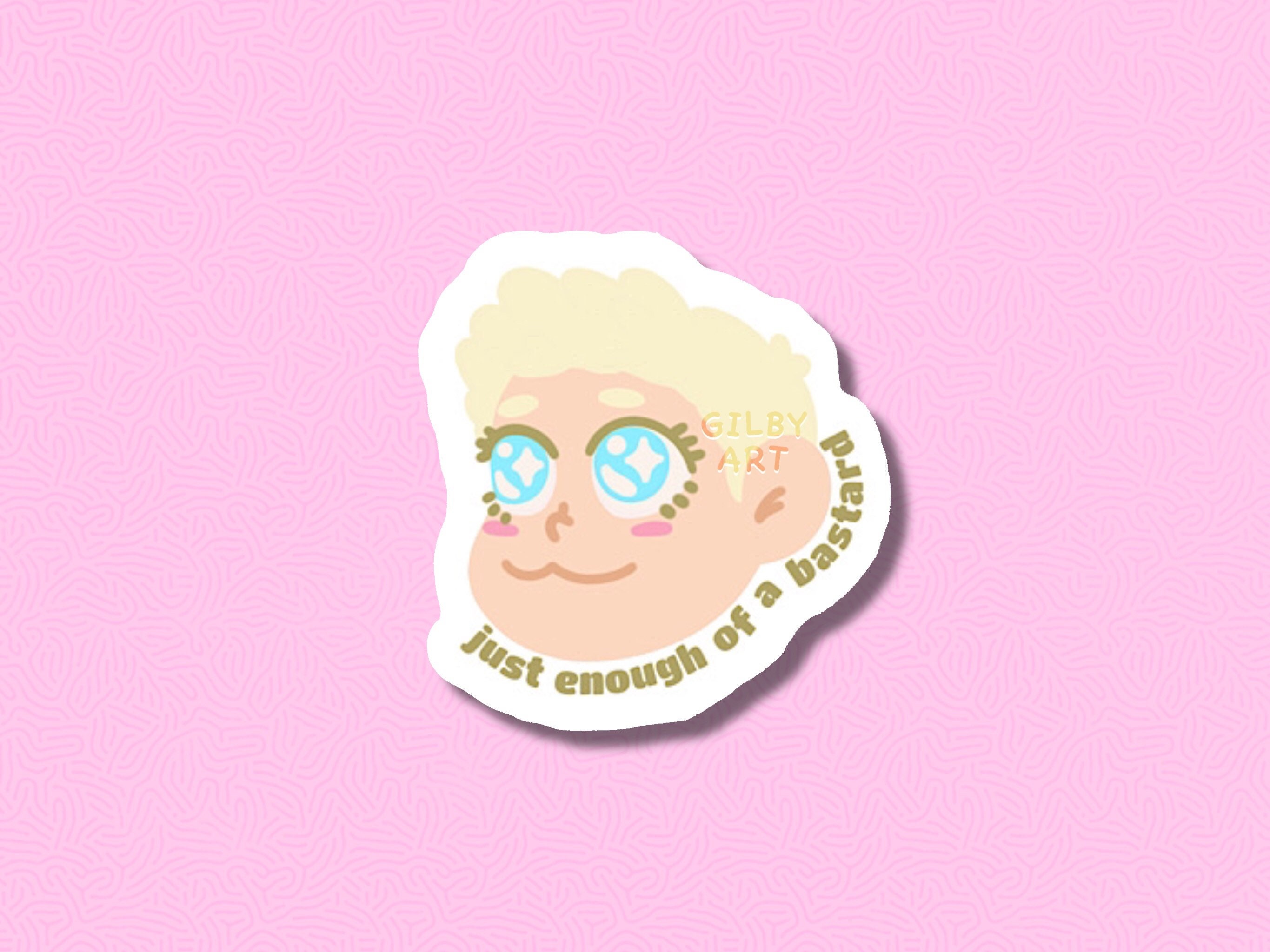 Aziraphale Crowley Sticker Good Omens Vinyl Sticker Ineffable Husbands ...