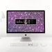Purple Glitter Youtube Branding Kit: Canva Channel Art, Intro, Logo ...