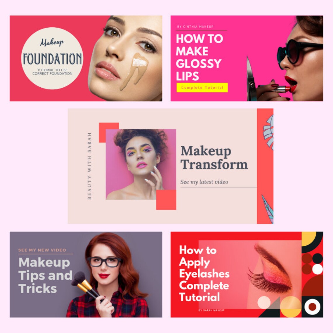 Youtube Thumbnail Templates 20 Easy Editable Video Thumbnails in Canva ...