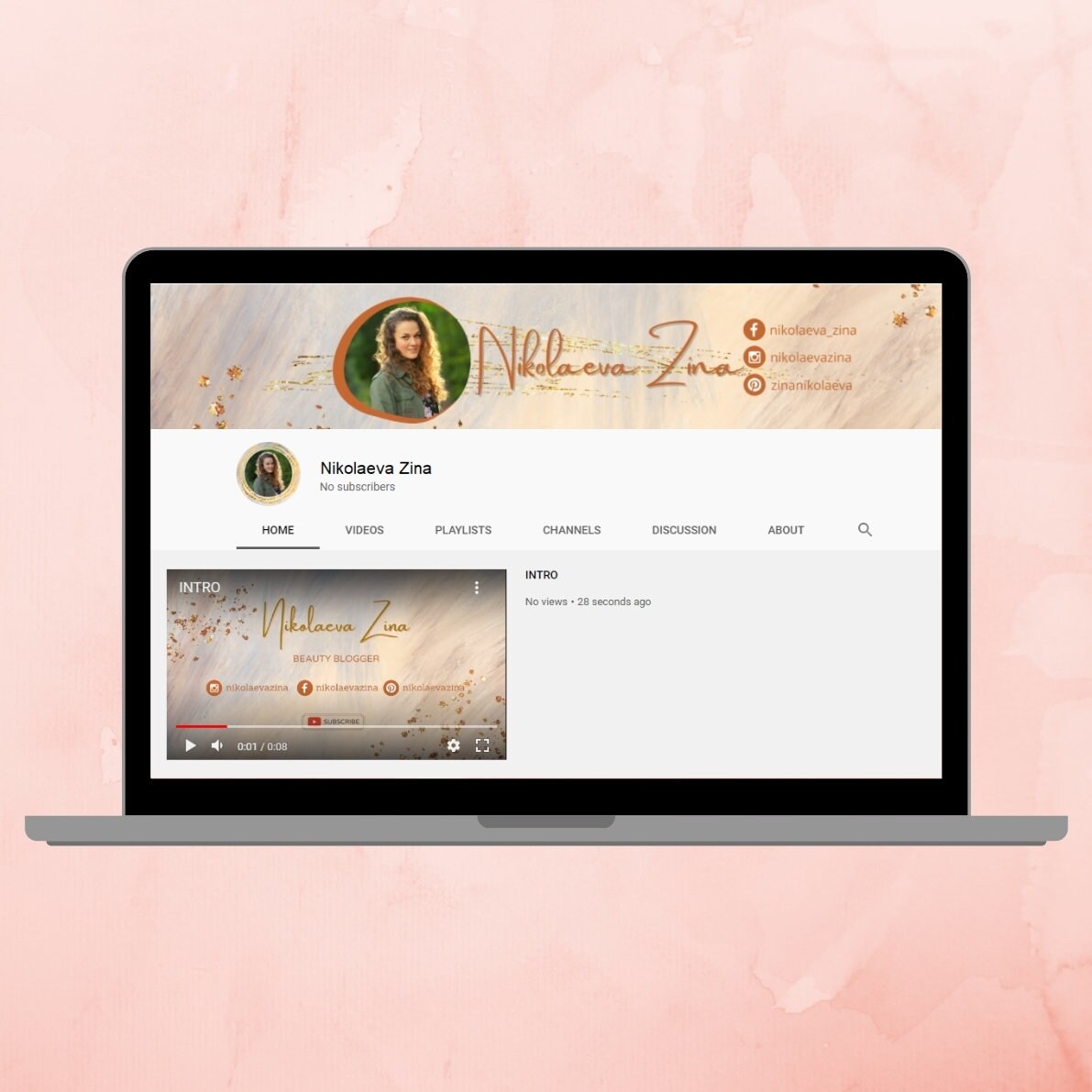 Custom Made Youtube Branding Kit | Personalized Youtube | Youtube ...