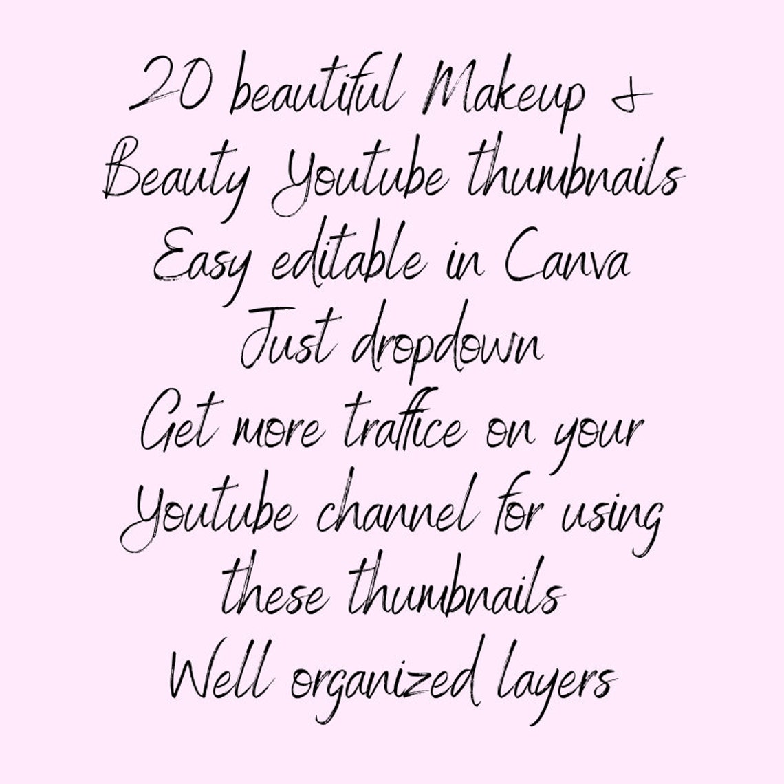 Youtube Thumbnail Templates 20 Easy Editable Video Thumbnails in Canva ...