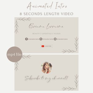 Minimal Youtube Branding Kit in Easy Editable in Canva | This Kit ...