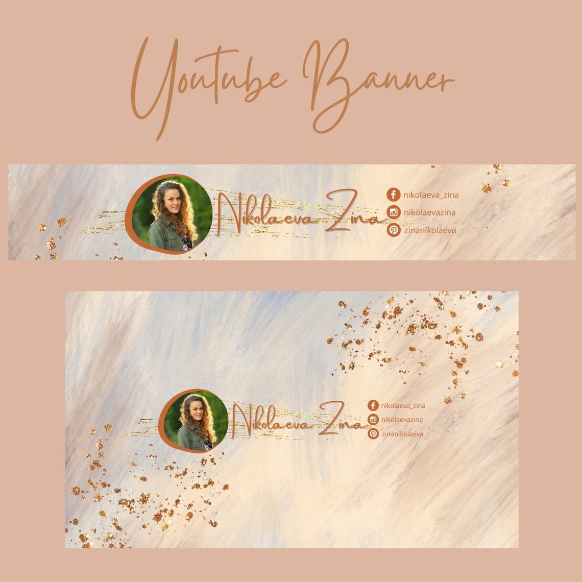 Custom Made Youtube Branding Kit | Personalized Youtube | Youtube ...