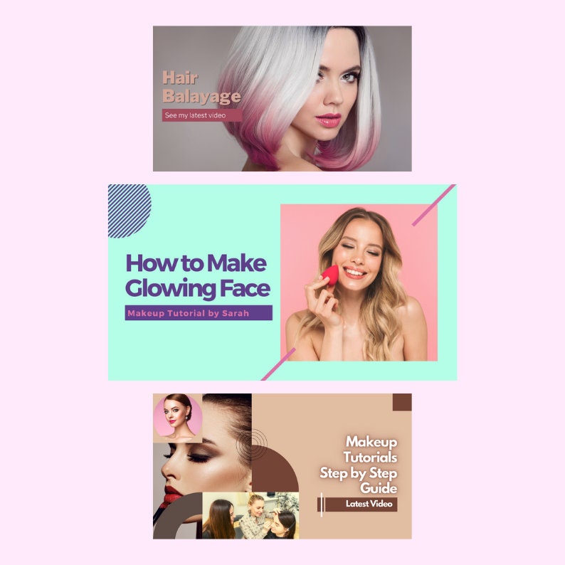 Youtube Thumbnail Templates 20 Easy Editable Video Thumbnails in Canva ...