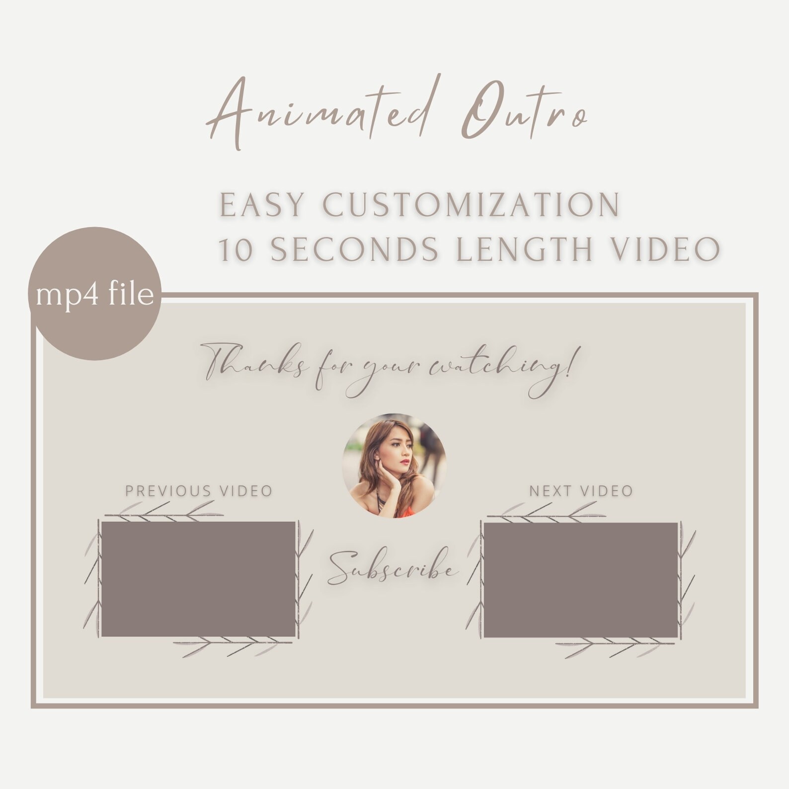Minimal Youtube Branding Kit in Easy Editable in Canva | This Kit ...