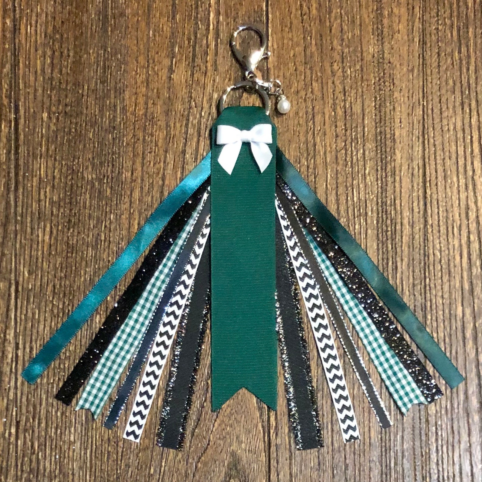 Personalized RIBBON KEYCHAIN Name Key Ring/bag Tag/zipper - Etsy