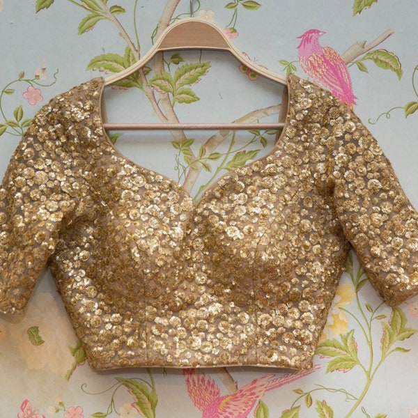 Silver Sequin Blouse - Etsy