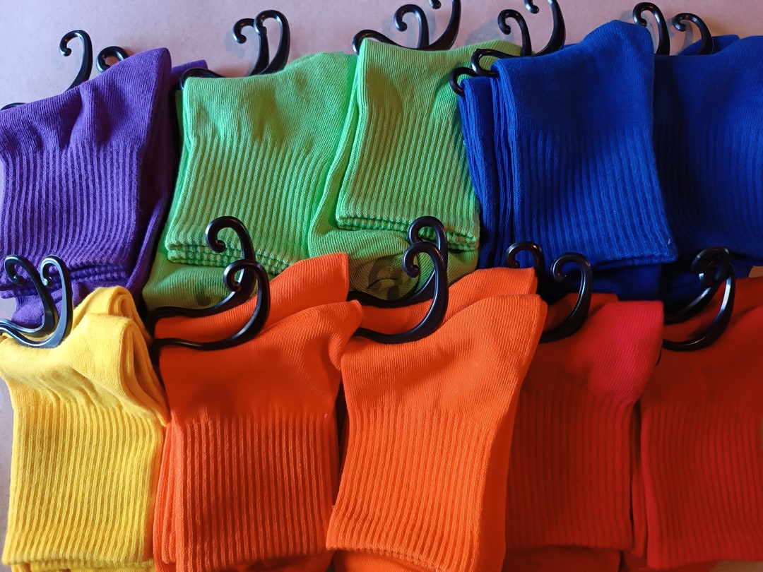 Cotton Socks 5, 10, 20 or 50 Pairs Can Mix Colours, Good Ankle Height ...