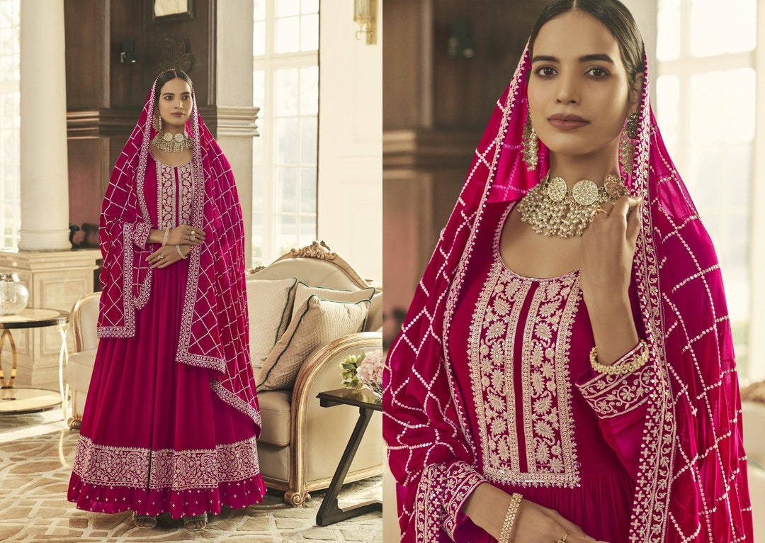 Designer Anarkali Suit for Women - Etsy