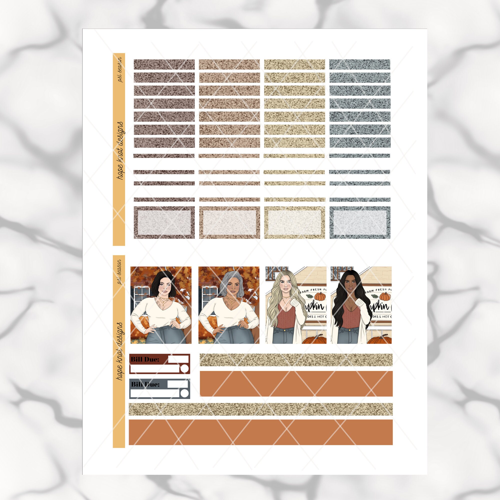 PSL Season Printable Weekly Vertical Planner Sticker Kit/standard Size ...