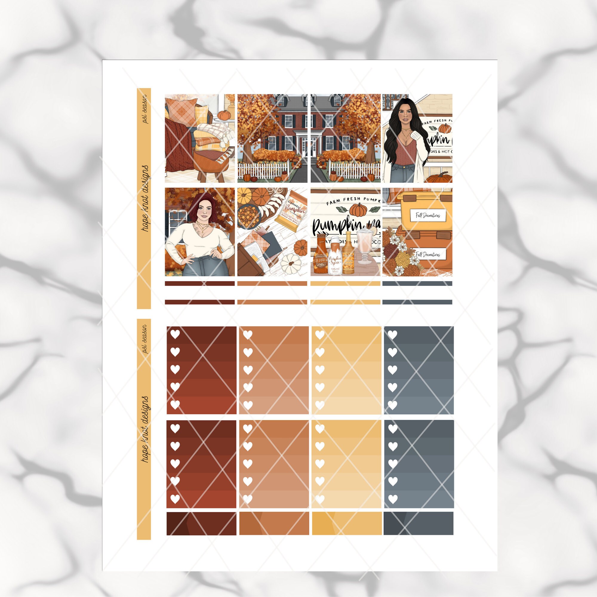 PSL Season Printable Weekly Vertical Planner Sticker Kit/standard Size ...