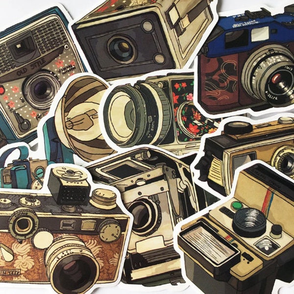 Camera Stickers - Etsy