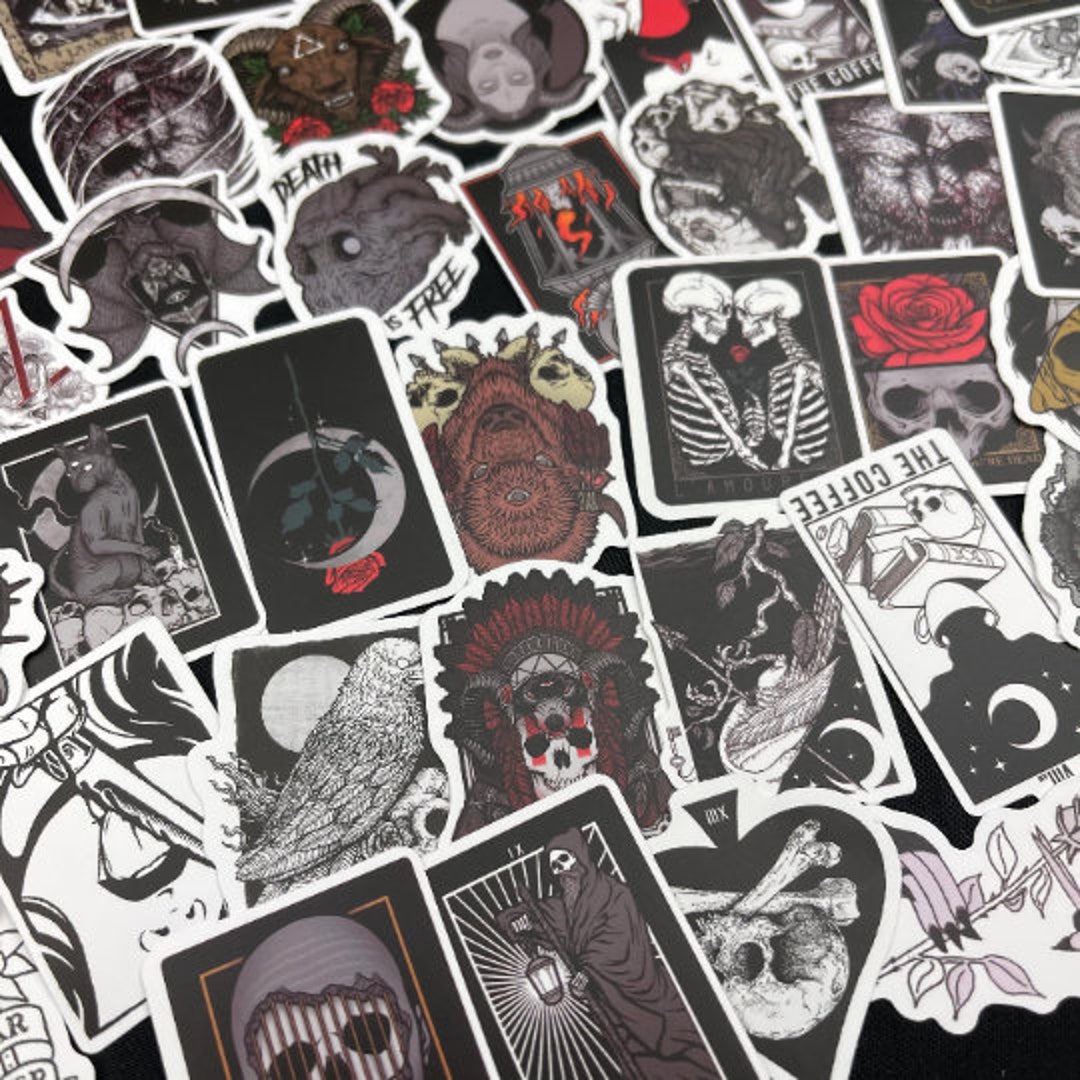 50pcs Deadskull Horror Skull Stickers Bomb Dope Decoration Laptop ...