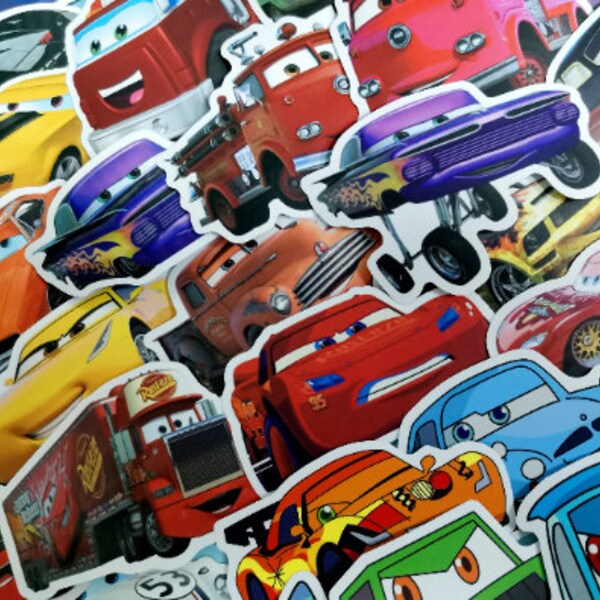 Cartoon Car Stickers - Etsy