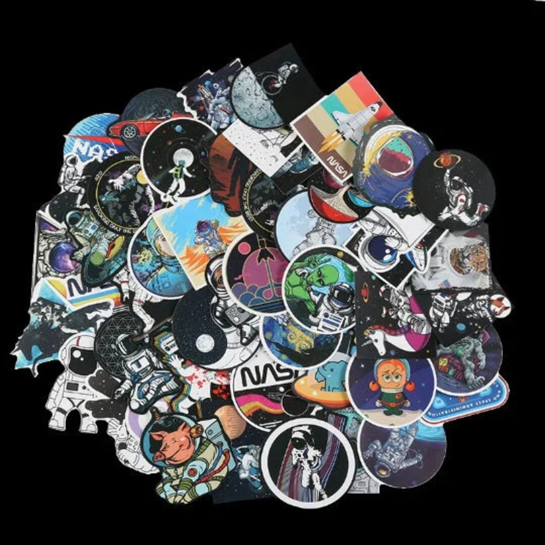 100pcs SPACE ASTRONAUTS Sticker Packs Funny for Laptop Decals - Etsy