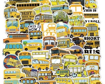 School Bus Sticker - Etsy